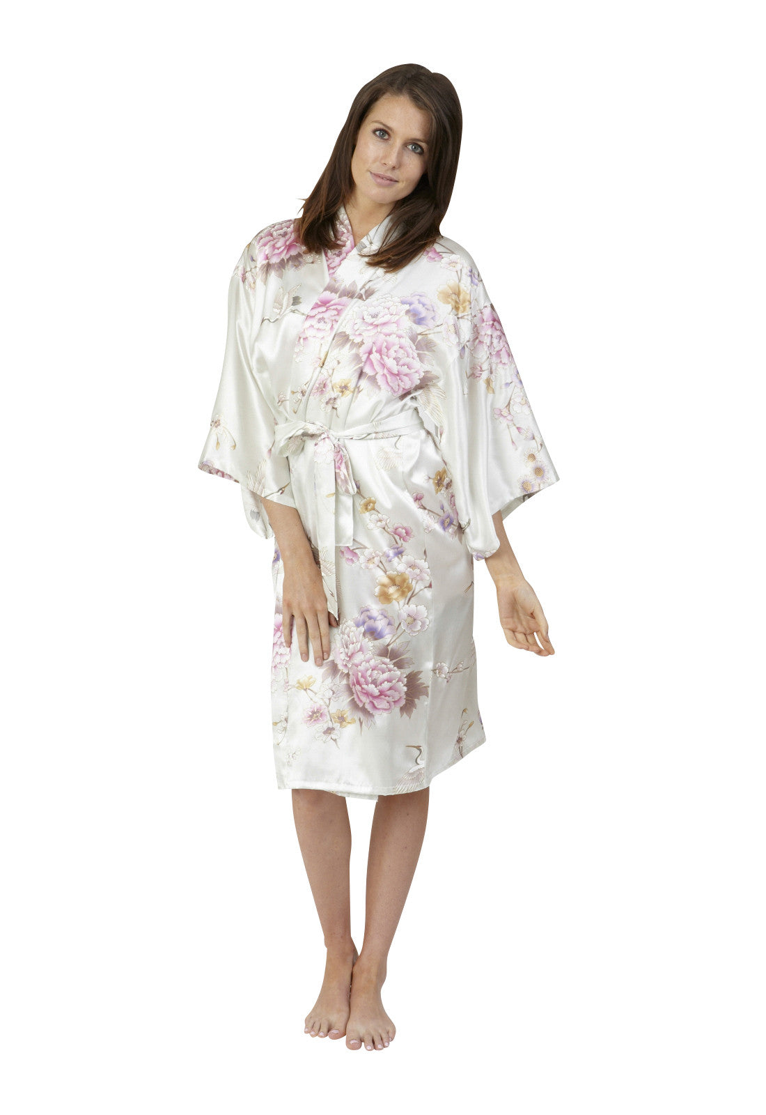 Silk bridal kimono robe | Bridesmaid Robes | Bridesmaid Kimono ...